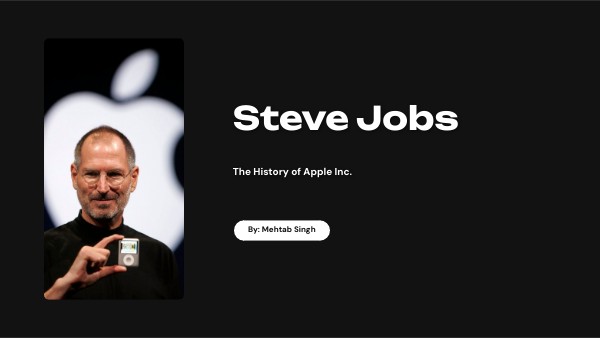 Steve jobs: Apple's history. | Genially