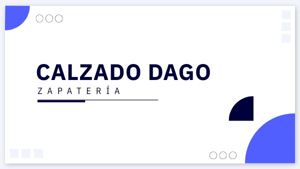 CALZADO DAGO | Genially