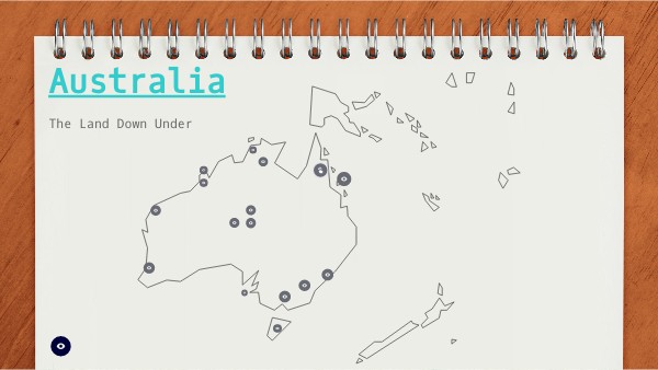 Australia map | Genially