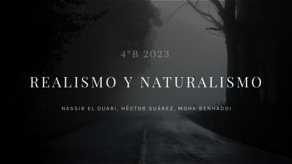 Presentacion realismo y naturalismo | Genially