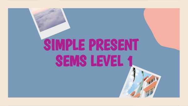 simple present jobs sems lev 1 | Genially