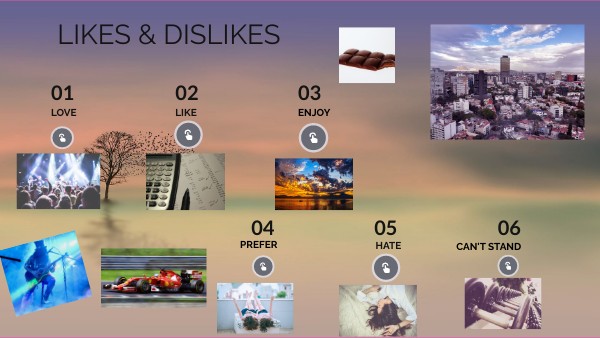 Likes & Dislikes | Genially