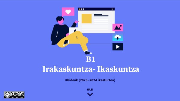 B1 Irakaskuntza- Ikaskuntza | Genially