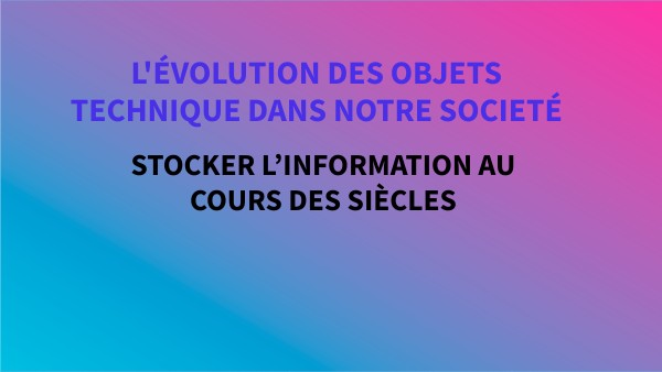 Fiche produit tech | Genially