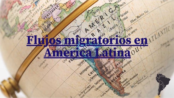 Los flujos migratorios