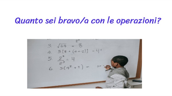 Operazioni di matematica | Genially Operazioni di matematica | Genially