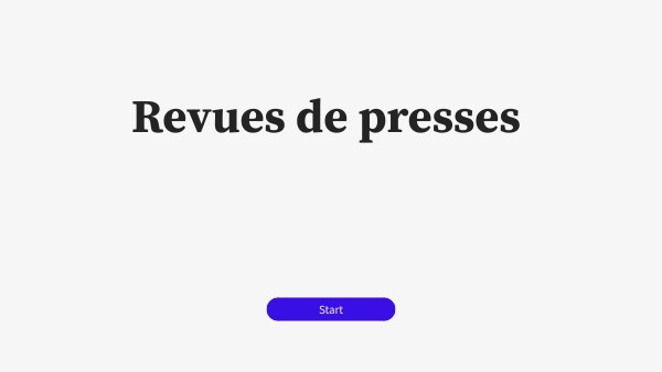 Présentation interactive basique | Genially