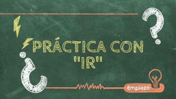 "Ir" review game | Genially