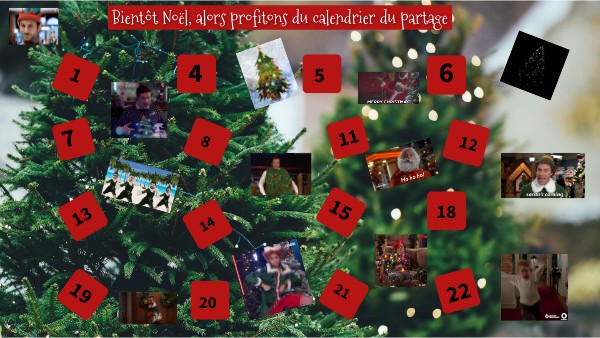 Le calendrier du partage