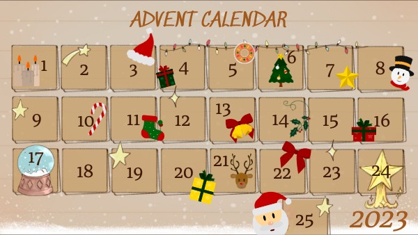 CHRISTMAS ADVENT CALENDAR
