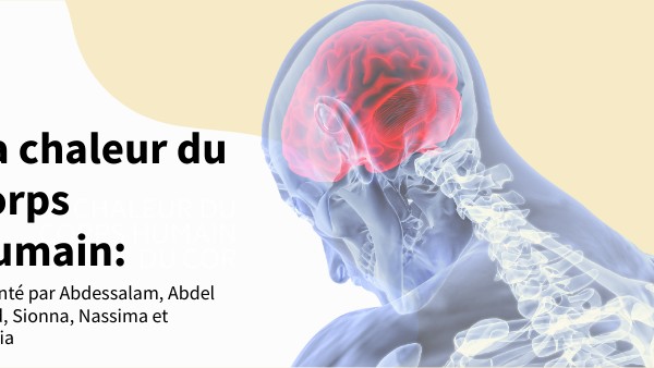 La chaleur du corps humain