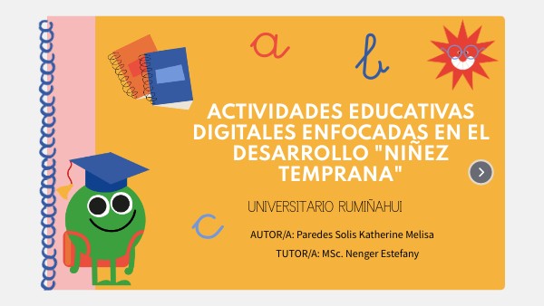 actividades niñez temprana | Genially