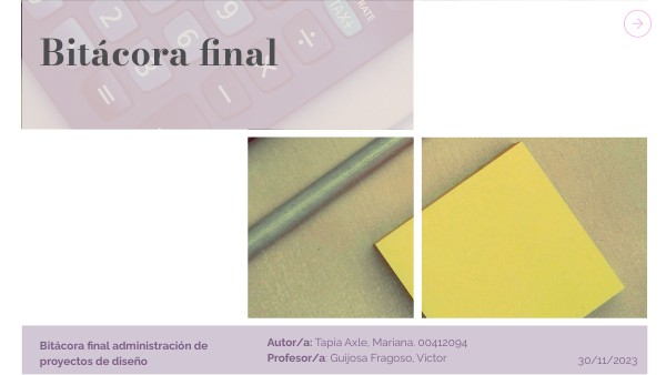 Bitácora final admin