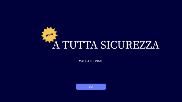 sicurezza | Genially