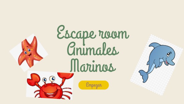 ESCAPE ROOM ANIMALES MARINOS | Genially