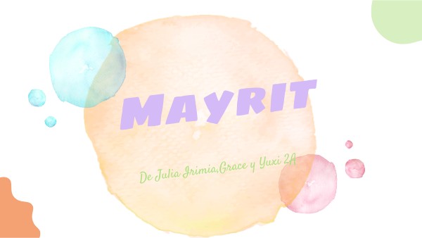 Trabajo de Mayrit | Genially