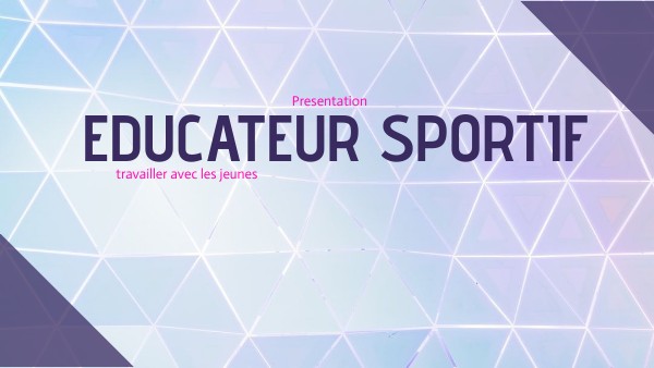 animateur sportif | Genially