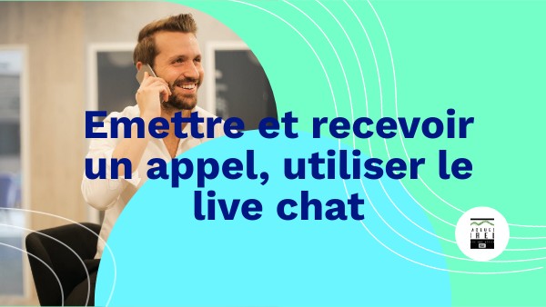 Téléphone et live chat | Genially