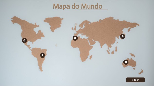 Mapa-múndi interativo | Genially