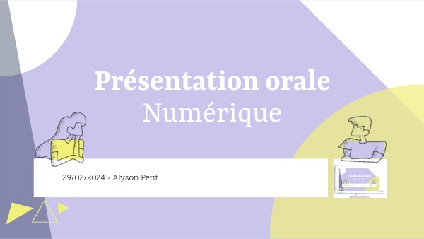Présentation Orale Numérique | Genially