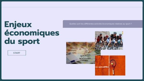 EPPCS : enjeux eco sport international | Genially