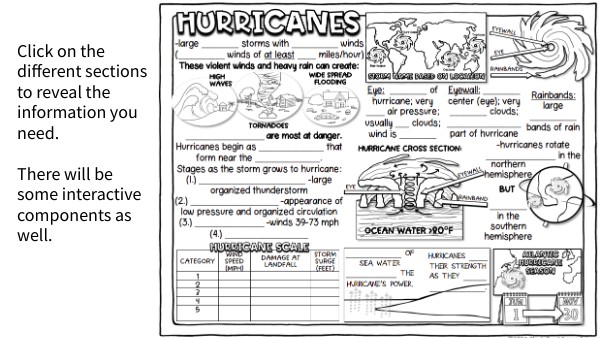Hurricane Doodle Notes | Genially