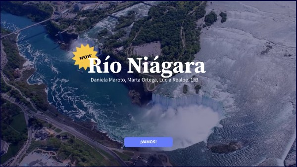 PRESENTACIÓN RÍO NIÁGARA