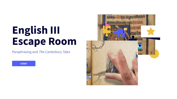 Canterbury Tales Escape Room | Genially