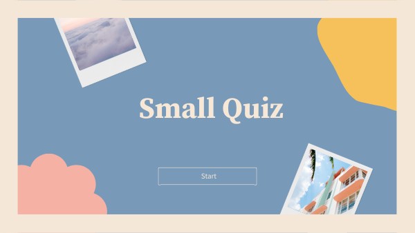 Small Quiz(12장) | Genially