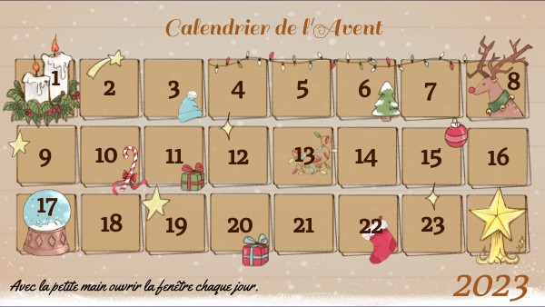 CHRISTMAS ADVENT CALENDAR