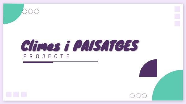 Climes i Paisatges