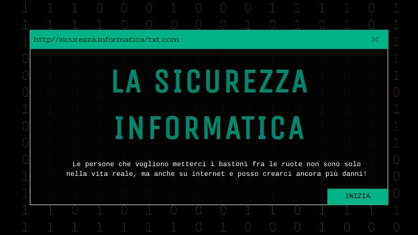 SICUREZZA INFORMATICA