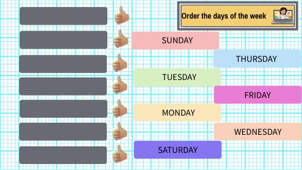Days of the week | Genially