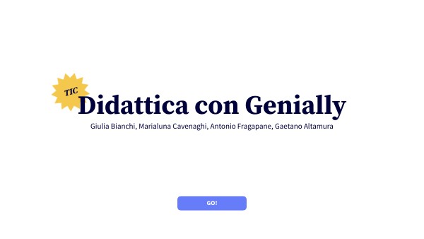 Presentazione Gianially | Genially
