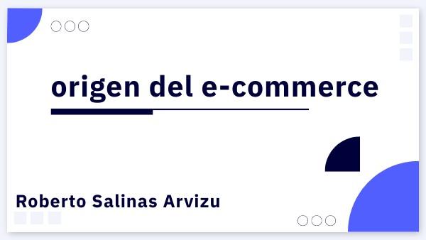 origen del e-commerce
