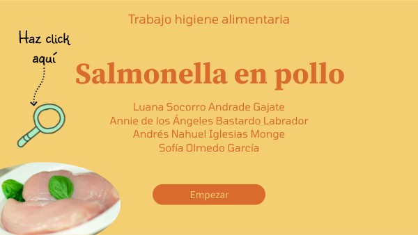 Salmonella en pollo | Genially