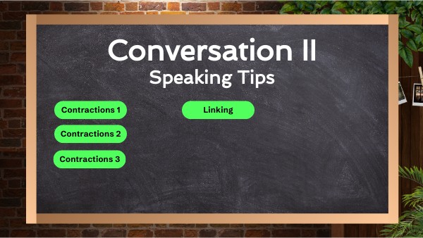 Con II Speaking Tips | Genially
