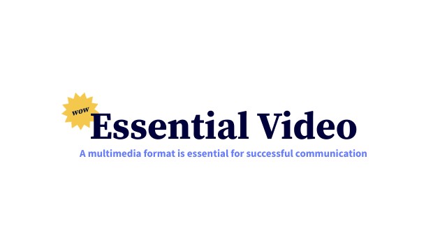 Essential Video | Genially