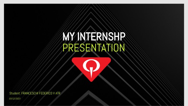 MY INTERNSHIP PRESENTATION | Genially