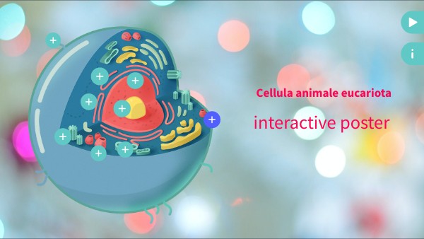 Poster interattivo cellula animale eucariota | Genially