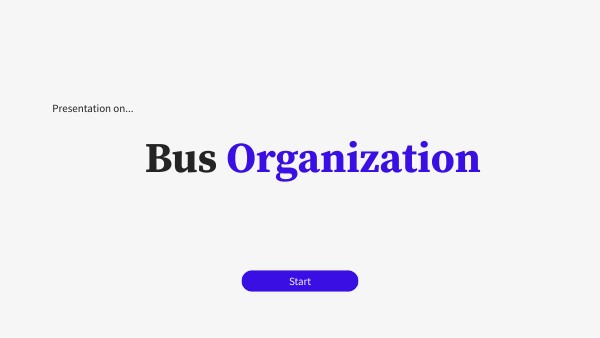 Basic interactive presentation