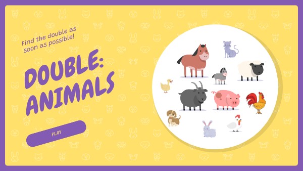 Double Animal Game