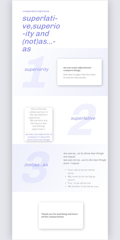 comparative adjectives | Genially