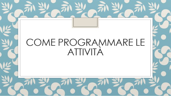 programmazione Paolo