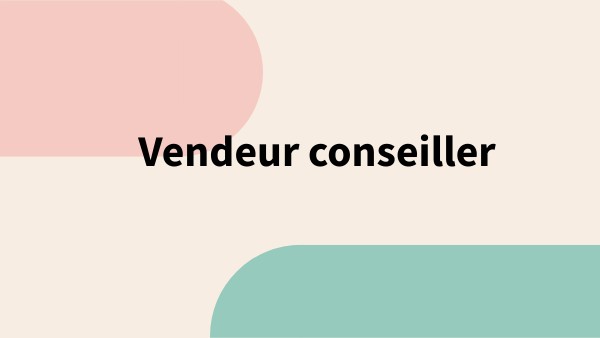 Diaporama vendeur conseiller | Genially