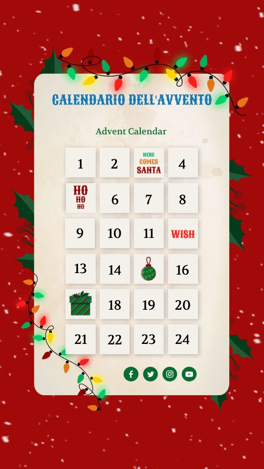 ADVENT CALENDAR POST | Genially