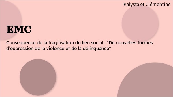 exposé emc | Genially