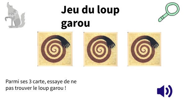 Jeu du loup garou | Genially