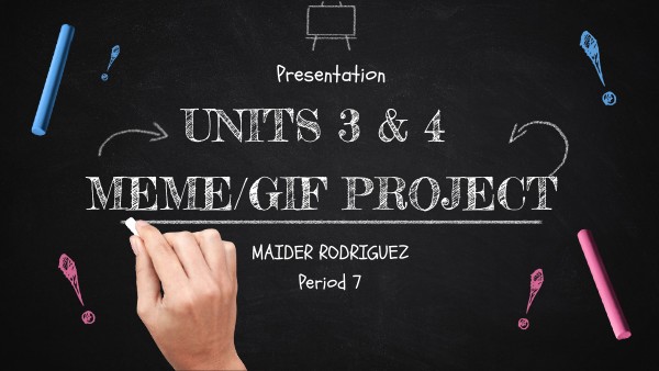 Units 3 & 4 Meme/Gif Project | Genially