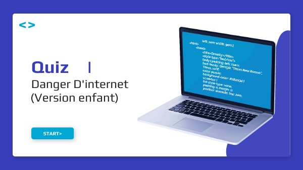 Quizz Danger d'Internet (Enfant) | Genially